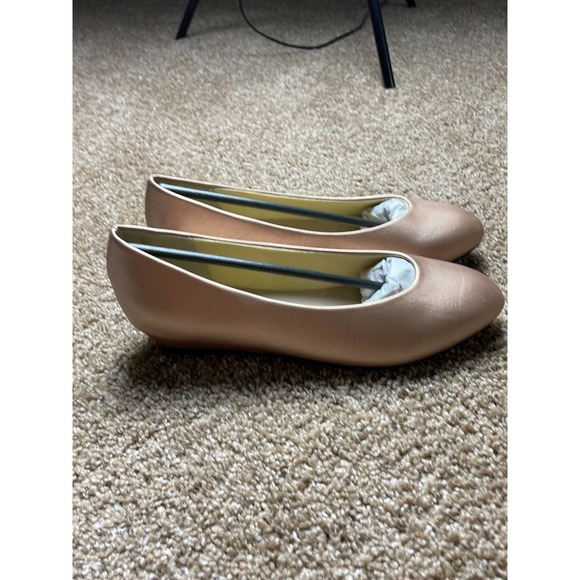 Shoes | Angel Steps Jandress Rose Gold Flats | Poshmark